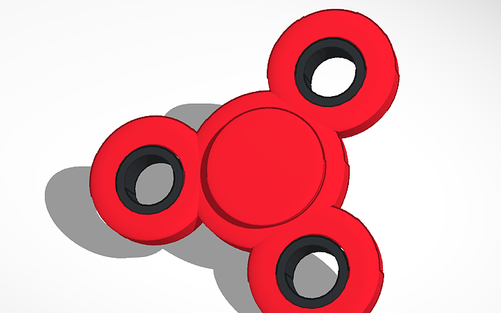 3D design Fidget Spinner Toy - Tinkercad