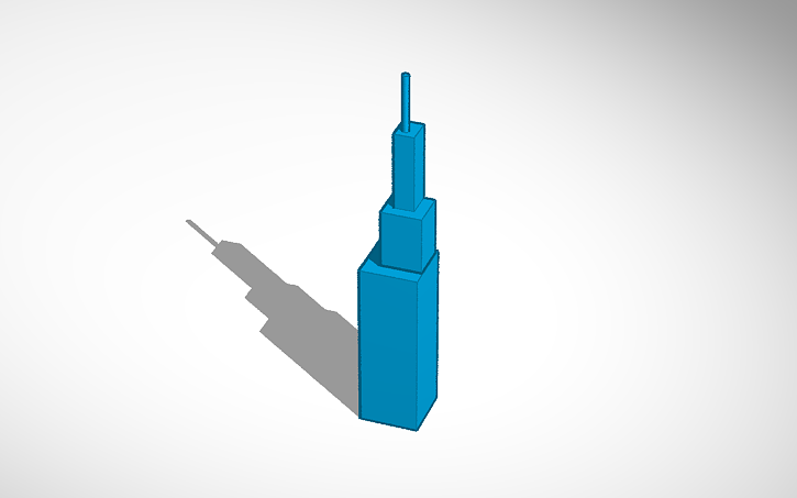 3D design edificio building - Tinkercad