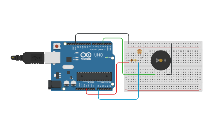 Circuit Design Эксперимент 4 Терменвокс 1 и 2 Tinkercad