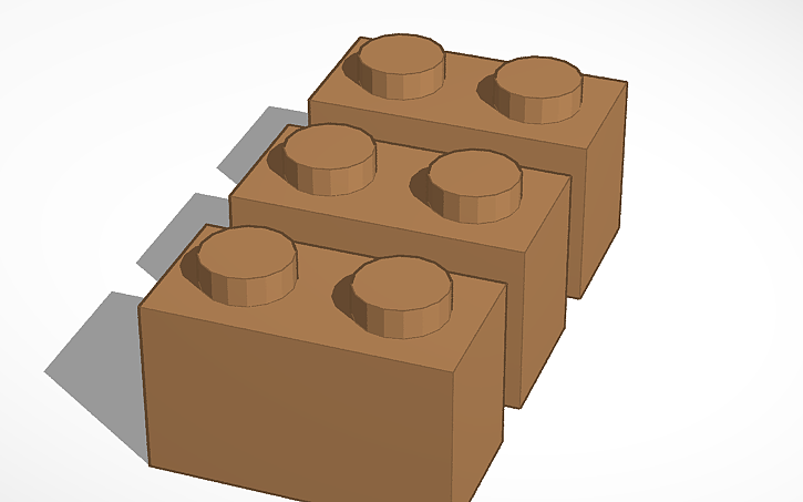 3D design soopr lego bricks - Tinkercad