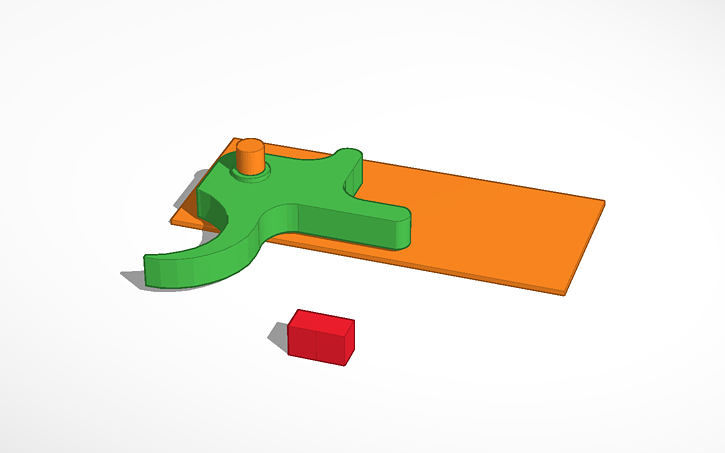 3D design Trigger Assembly [WIP] - Tinkercad