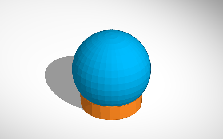 3D design Flag Pole Top - Tinkercad