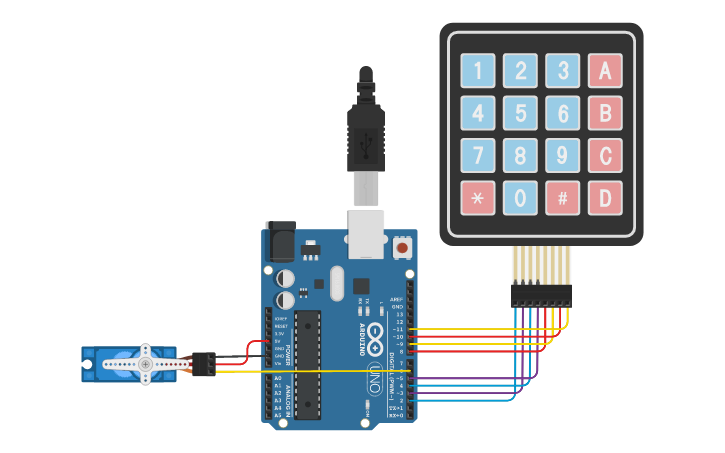 Circuit Design Pin Pad Tinkercad
