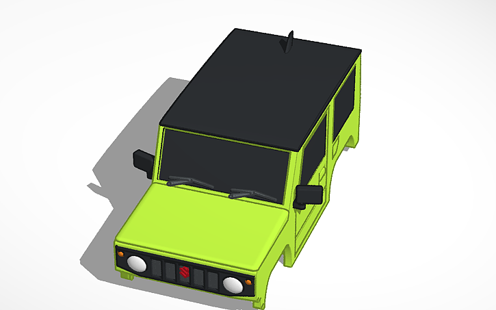 3D design Suzuki Jimny - Tinkercad