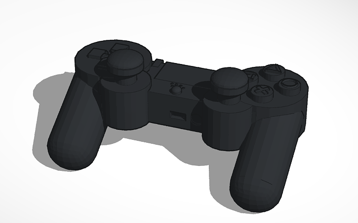 3D design Playstation controller - Tinkercad