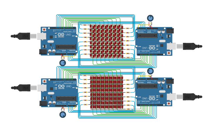 Circuit Design 256 Leds Eprom Multiplexing Tinkercad