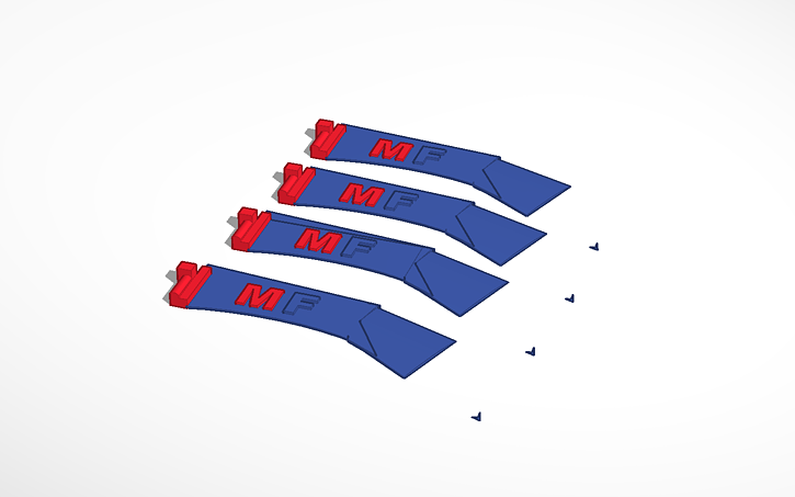 3D design Maya Fromer Rocket Fin Template | Tinkercad