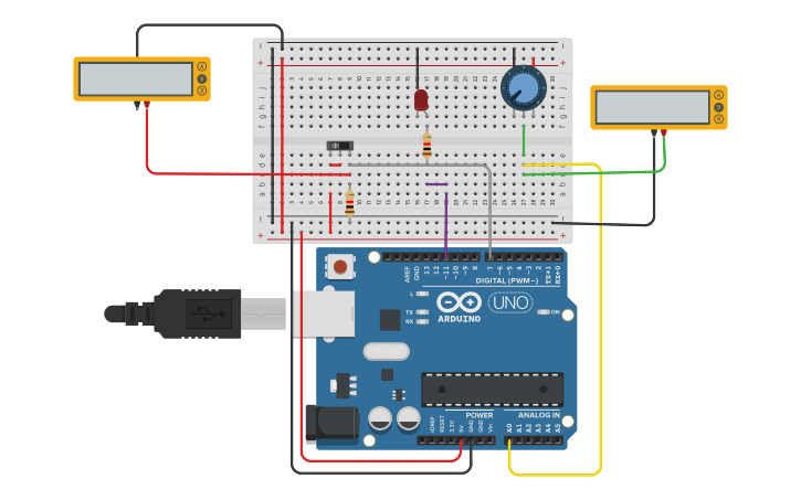 Circuit design circuito ADC | Tinkercad