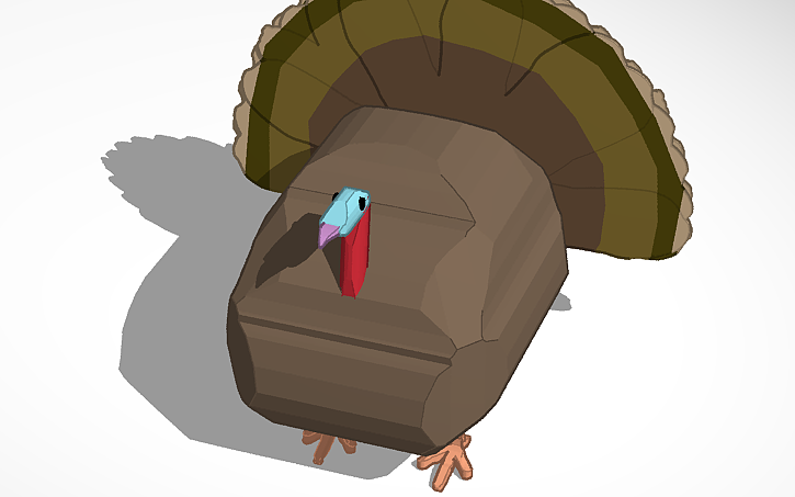 3D design Scribble Turkey - Tinkercad