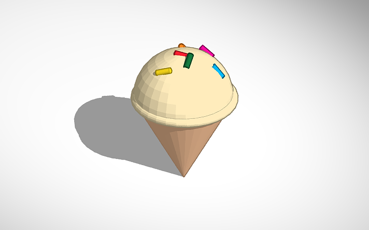 3D design Icecream | Tinkercad
