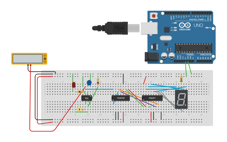Circuit Design 555 Timer And 7 Segment Display Tinkercad
