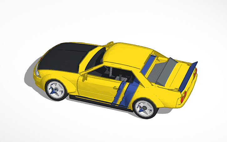 3D design If I had an FD car | Tinkercad