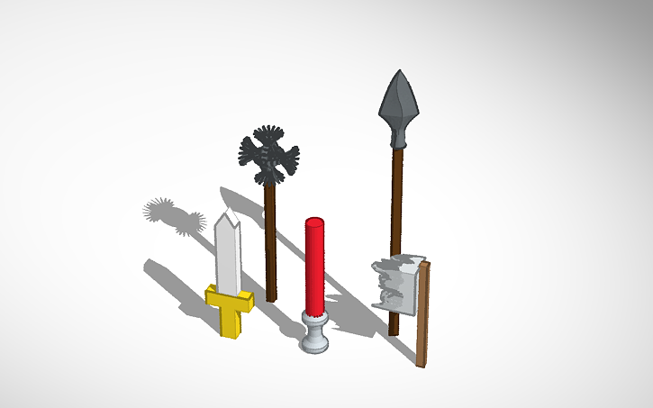 3D design weapons | Tinkercad