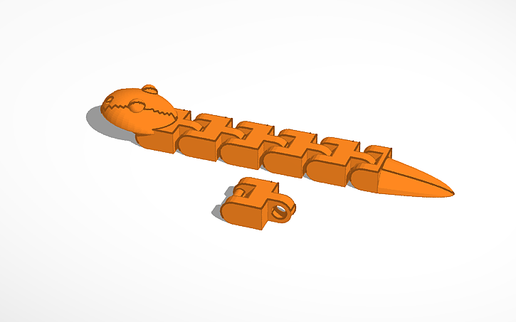 3D design F02 - P07 - Wiggly Snake | Tinkercad