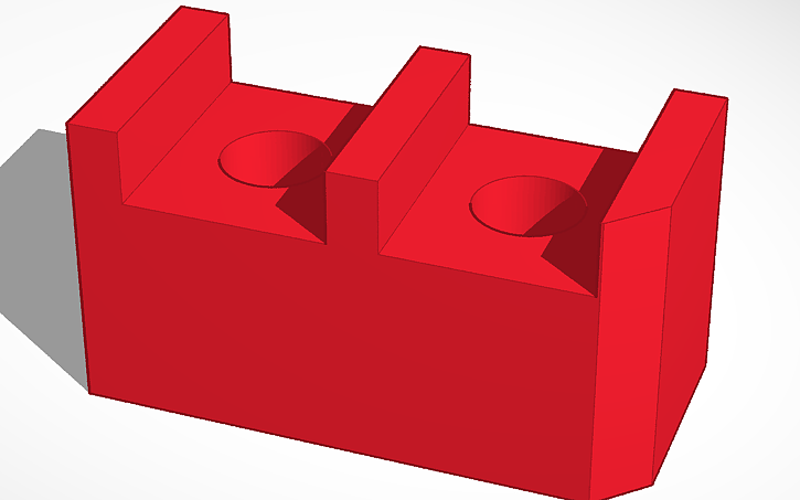 3D design WB_2_Post_4-40_Thru_Mtg_v2 - Tinkercad