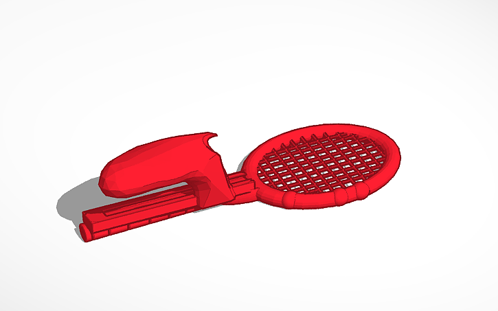 3D design Switch Tennis Racket Grip - Tinkercad
