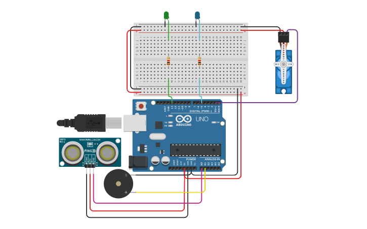 Circuit design Projeto 14Bis 2.0 - Tinkercad