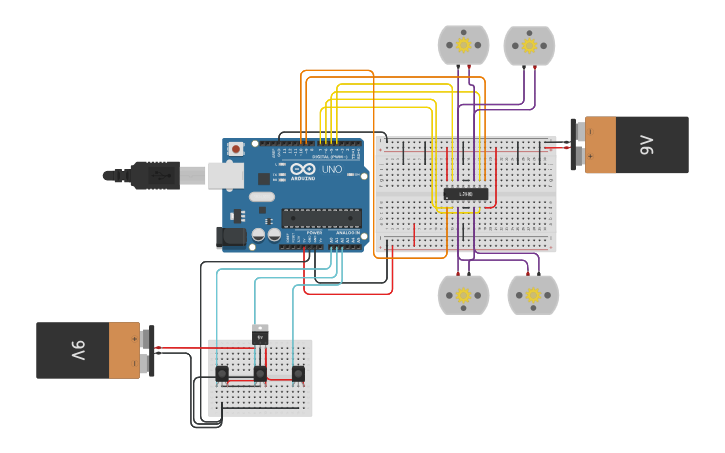 Circuit design test - Tinkercad