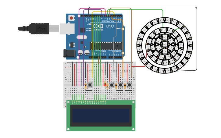 Circuit Design Copy Of Neopixel Ring Tinkercad