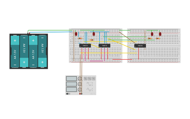 Circuit design Circuit Breakers - Tinkercad