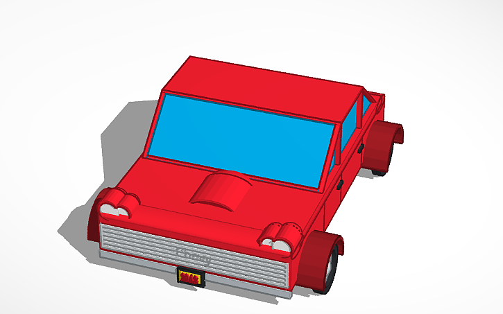3D design Car - Tinkercad