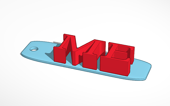 3D design Key chain | Tinkercad