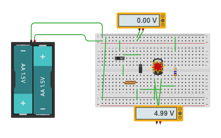 Circuit design boost converter - Tinkercad