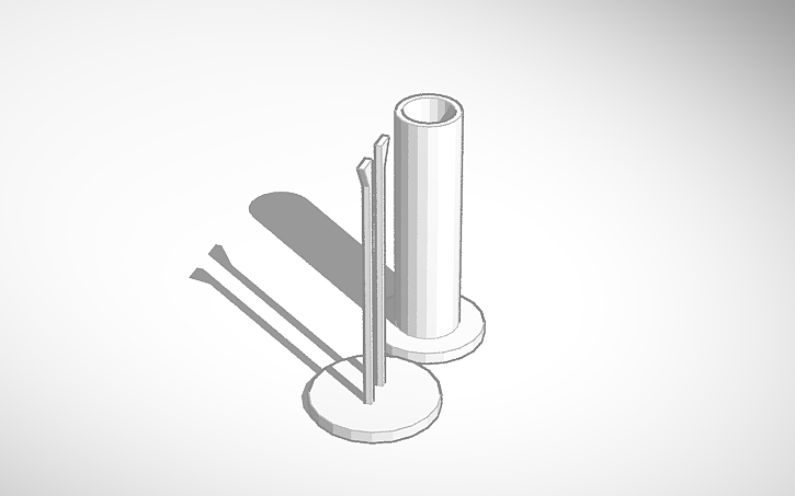 3D design bobbin for 3-d printer filament - Tinkercad