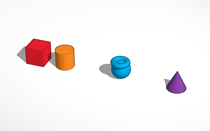 3D design Introduction to 3D Primitive Shapes - Tinkercad