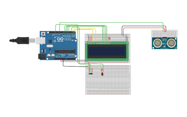 Circuit design lcd code | Tinkercad