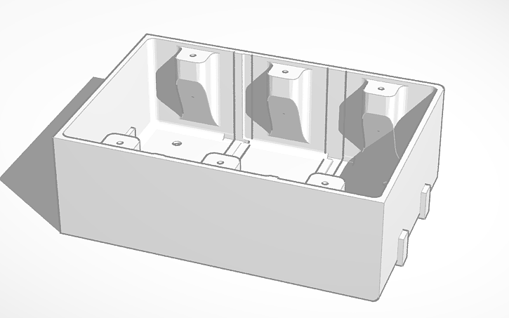 3D design Triple Gang Electrical Box | Tinkercad