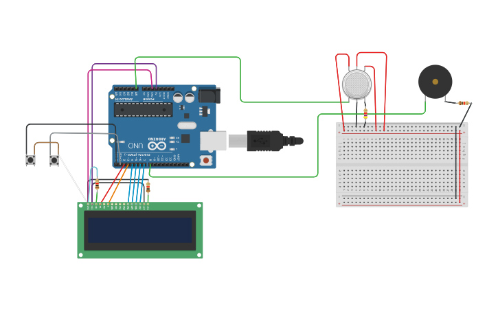 Circuit Design Digital Clock Using Arduino Tinkercad