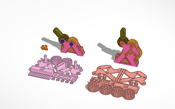 3D design Geared Light Switch - Tinkercad