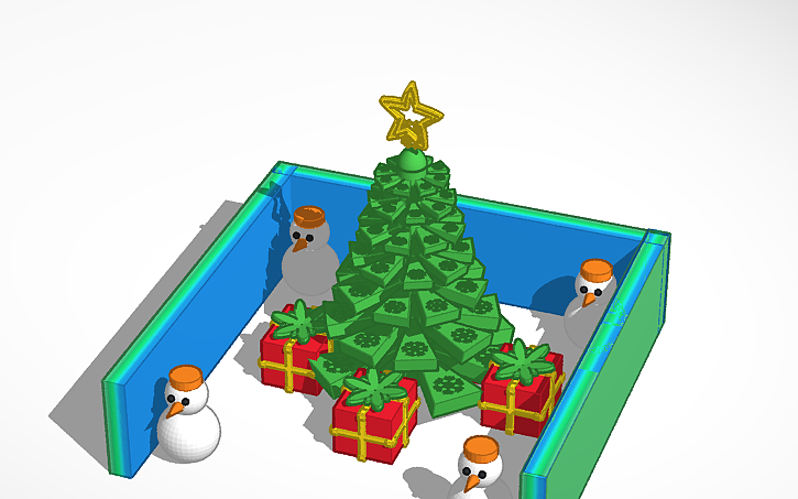 3D design chrismas | Tinkercad