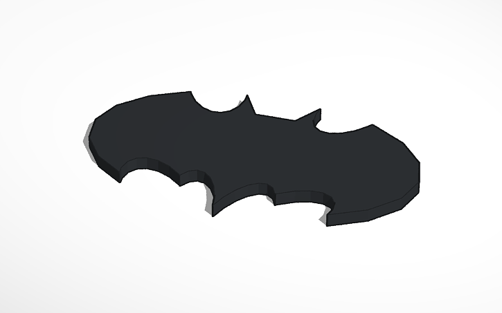 3D design Alex Vickers - Batman Logo | Tinkercad