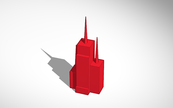 3D design Building. - Tinkercad