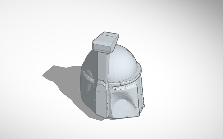 3D design TAPON BICI BOBA FETT - Tinkercad