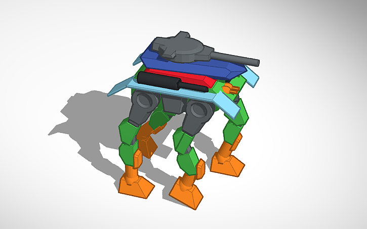 3D design Battletech Goliath Battlemech | Tinkercad