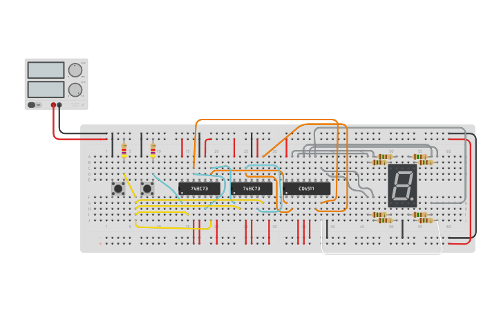 Circuit design D7 | Tinkercad