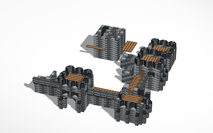 3D design Wall - Tinkercad