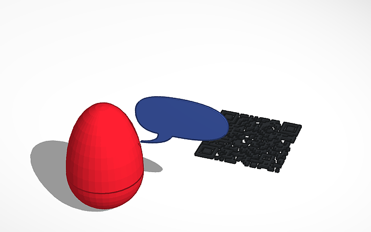 3D design Easter egg - Tinkercad