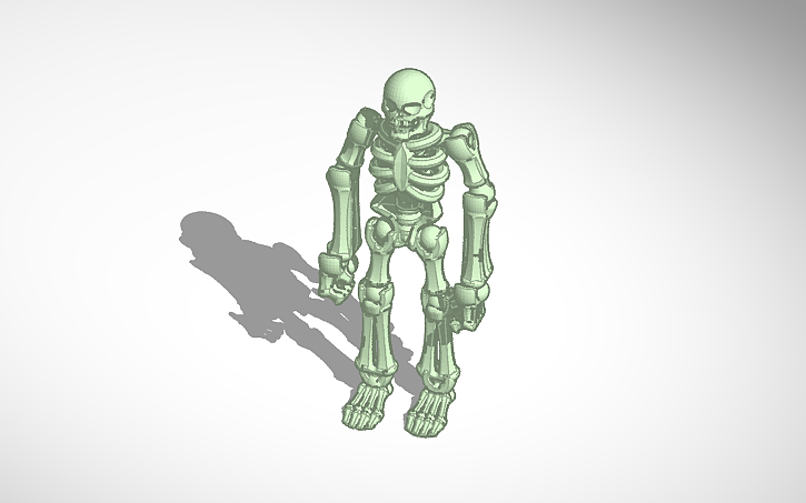 3D design skeleton - Tinkercad