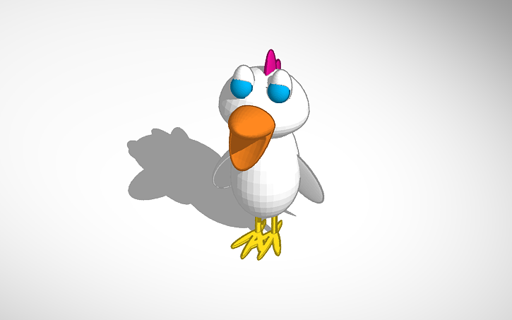 3D design chicken bock bock | Tinkercad