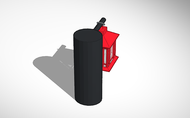 3D design A Candle hanging - Tinkercad