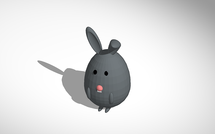 3D design Cute Bunny - Tinkercad