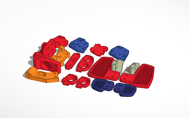 3D design PaddleModule - Tinkercad