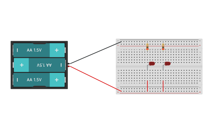Circuit design Circuito Paralelo | Tinkercad