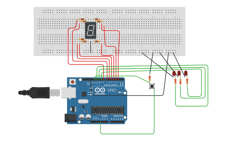 Circuit design II EXAMEN PARCIAL | Tinkercad
