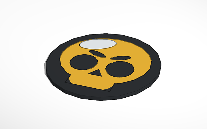3D design logo de brawl stars - Tinkercad