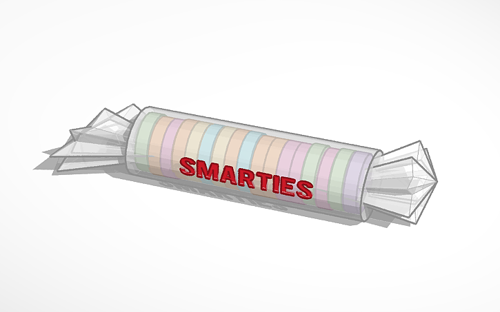 3D design Smarties - Tinkercad